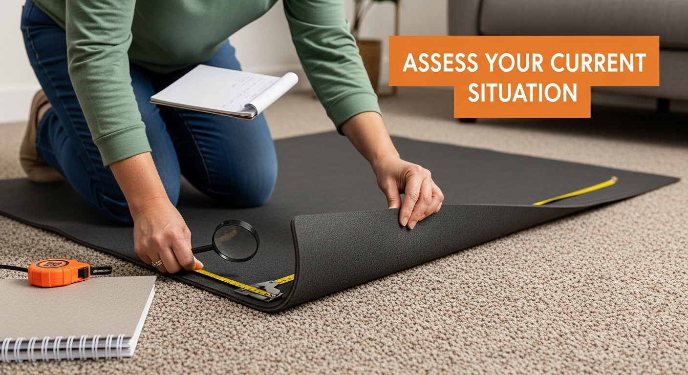 How to Stop Rubber Backed Mat Slipping on Carpet – Mats4U