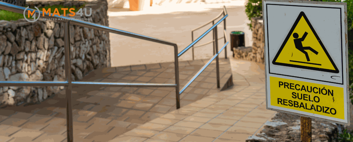 Slippery Outdoor Ramp: Prevent Slippery Ramps Easily | Mats4U | Mats