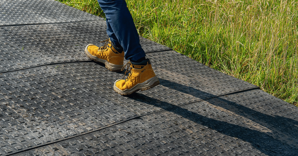 TerraGrip Pro: The Ultimate Temporary Ground Protection Mat – Mats4U