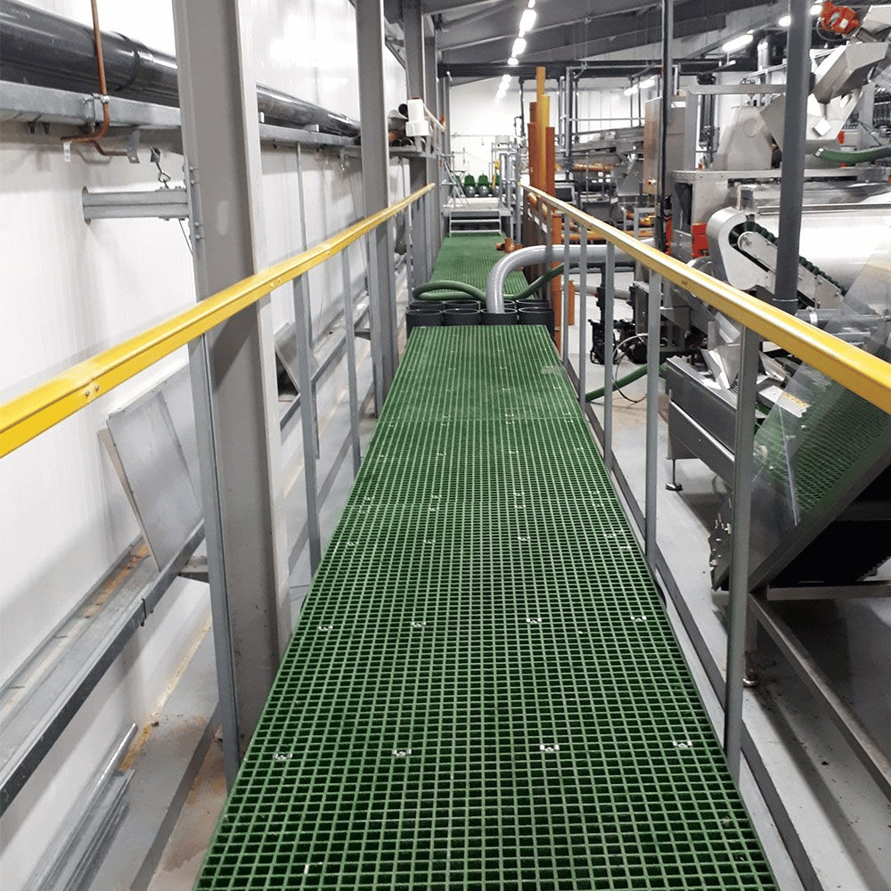 GRP Waffle Boards | Non-Slip Open Mesh Grating | Mats4U